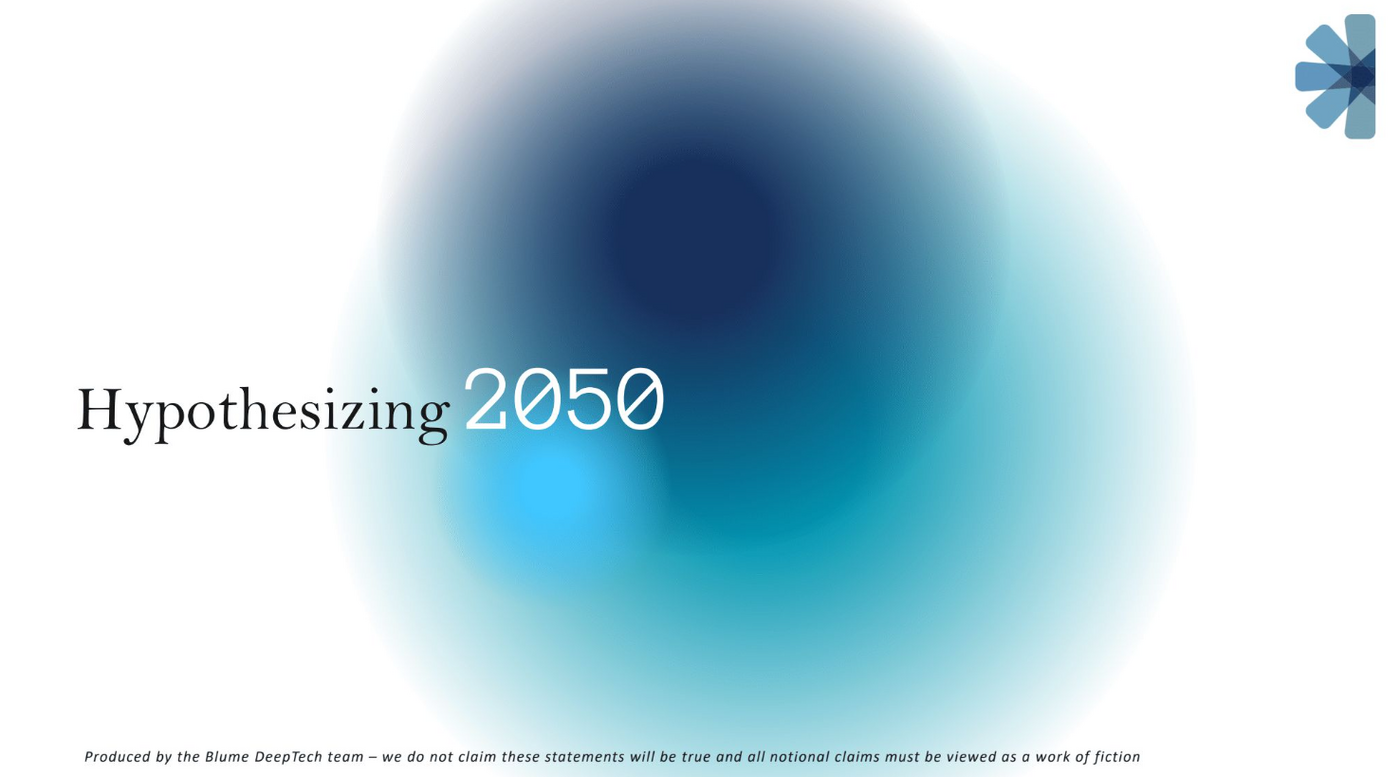 Hypothesizing 2050: Future Tech Transforming Human Life - Blume