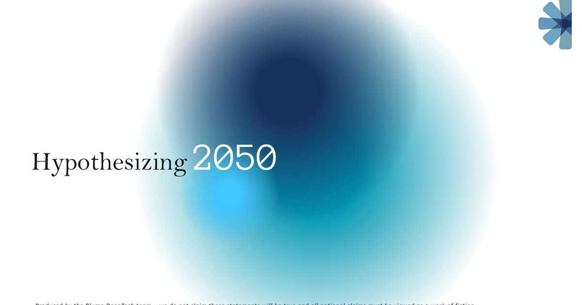 Hypothesizing 2050: Future Tech Transforming Human Life - Blume